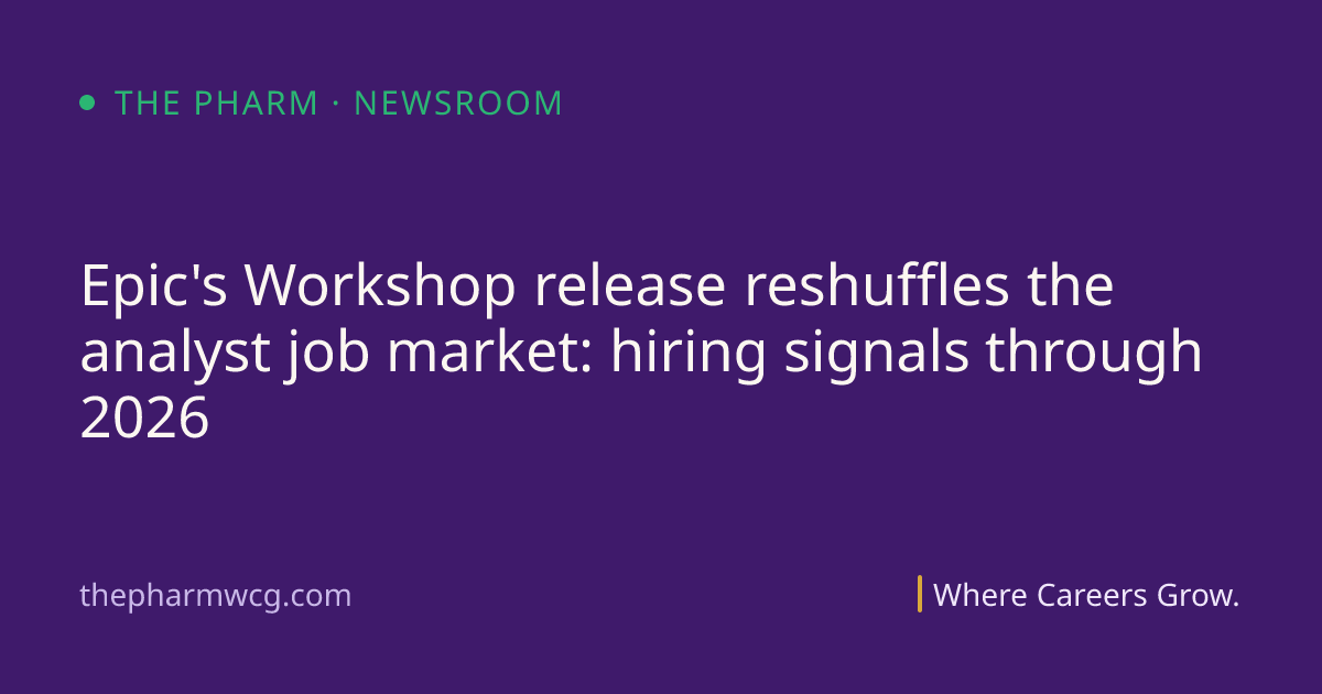 Epic's Workshop release reshuffles the analyst job market: hiring ...
